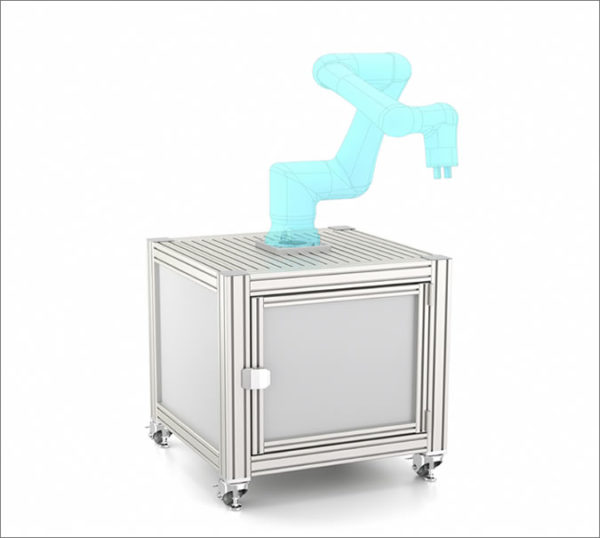 item Solution Center • Robot island with cable management