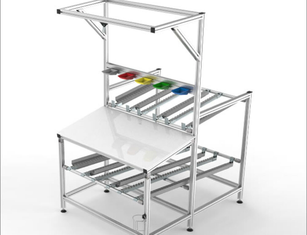 item Solution Center • Ergonomic Assembly Workstation