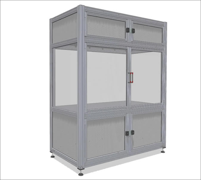 item Solution Center • Basic MB machine cabin with 3 functional sections